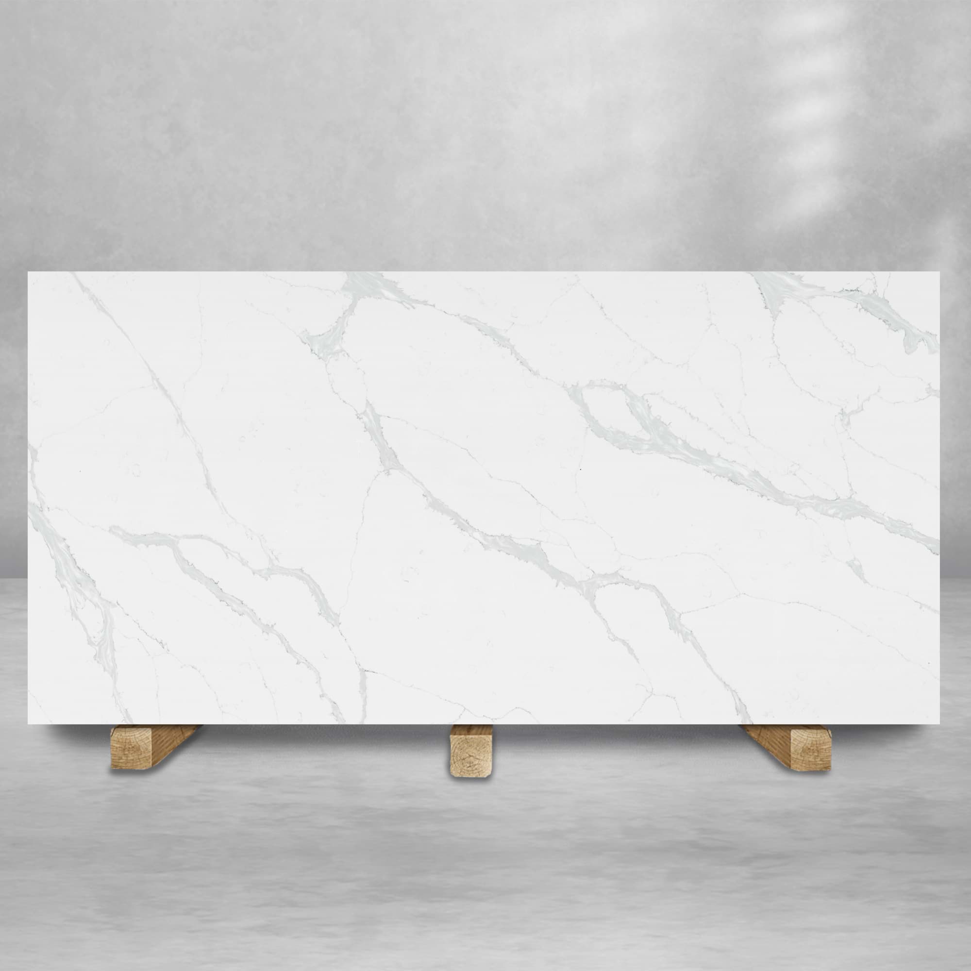 Statuario Classic Quartz Slabs, Artificial White Statuario Marble Slabs ...